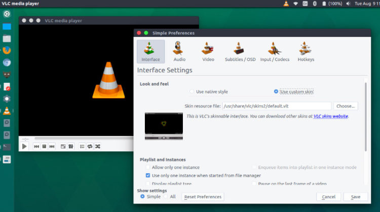 How To Install & Use VLC Skins On Linux Ubuntu